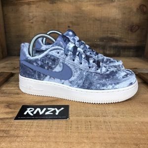 Nike | Shoes | New Nike Velvet Air Force Low Sky Blue | Poshmark